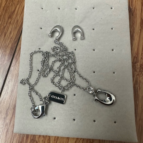 Coach | Jewelry | Coach Silver Jewelry Set | Poshmark